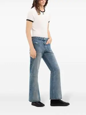 COURREGES Mid-rise Bootcut Jeans