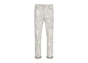 Dior Allover Oblique Kasuri Denim Jeans