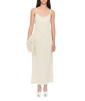 THE GARMENT Rafaelle Long Cutout Crepe Top