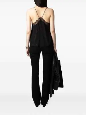 Zadig&Voltaire Christy Silk Top - Black