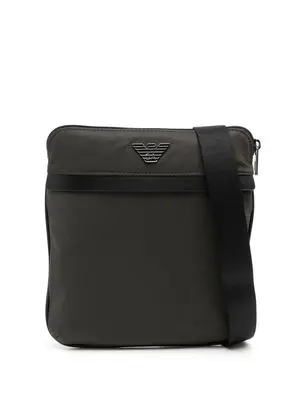 Emporio Armani Flat Cross Body Bag - Black