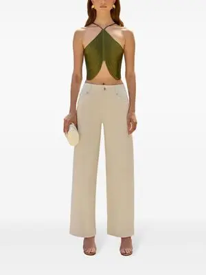 Cult Gaia Quella Fringed Top