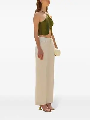 Cult Gaia Quella Fringed Top