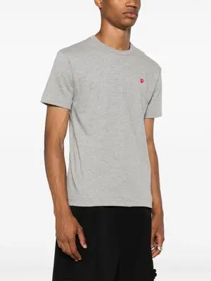 Play Comme Des Garcon Heart Emblem T-shirt - Grey