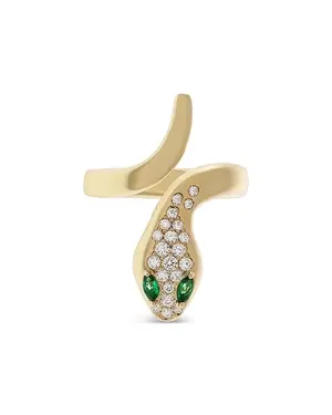 CRIVELLI 18k Yellow Gold Diamond And Emerald Ring - Green/gold