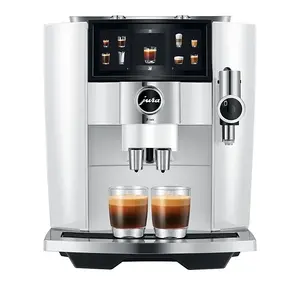 JURA J8 Twin Automatic Coffee Machine Diamond White