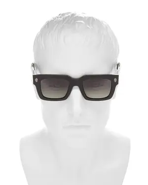 Kurt Geiger Square Sunglasses, 50mm - Black/gray Gradient