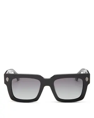 Kurt Geiger Square Sunglasses, 50mm - Black/gray Gradient