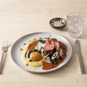 FORTESSA Nivo Moon Coupe Salad Plate, Set Of 6