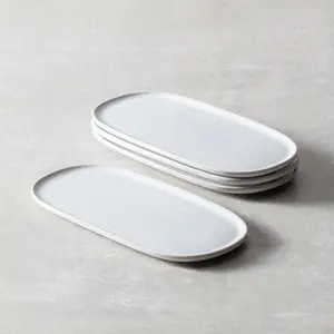 FORTESSA Nivo Moon Medium Flat Coupe Serving Platter