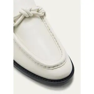 Bottega Veneta Astaire Knot Leather Loafers - String
