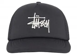 StÜssy Trucker Big Basic Snapback - Black