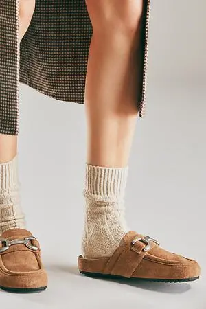 BIBI LOU Exclusive Zagreb Clogs - Taupe Suede