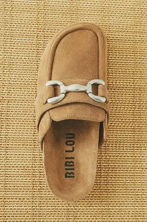 BIBI LOU Zagreb Clogs - Taupe Suede