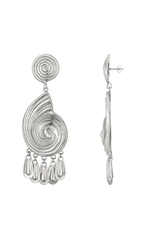 Juju Vera Eliza Earrings - Silver