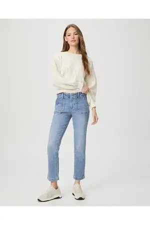 Paige Mayslie Straight Ankle Pant