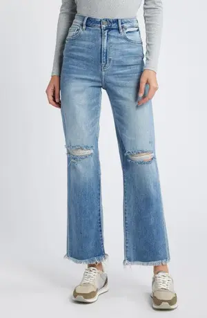 Hidden Straight Leg Jeans For Women