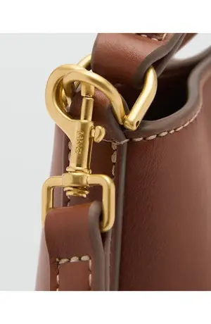 Mango Mini Faux Shopper Bag