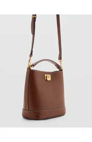 Mango Mini Faux Shopper Bag