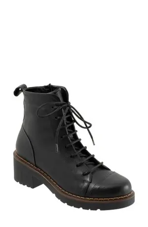 BUENO Nikita Lace-up Boots - Black