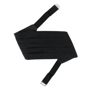 Trafalgar Banbury Tone On Tone Paisley Silk Cummerbund - Black