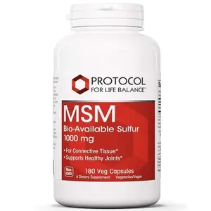 PROTOCOL FOR LIFE BALANCE Protocol Msm Bio-available Sulfur 180 Capsules - One-color
