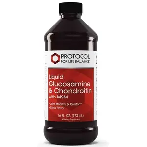 PROTOCOL FOR LIFE BALANCE Protocol Glucosamine And Chondroitin Liquid + Msm 16 Ounces - One-color