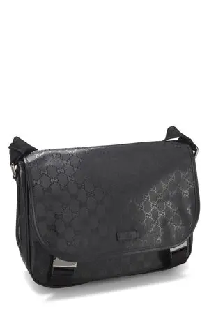 Gucci Gg Imprime Buckle Flap Crossbody Bag