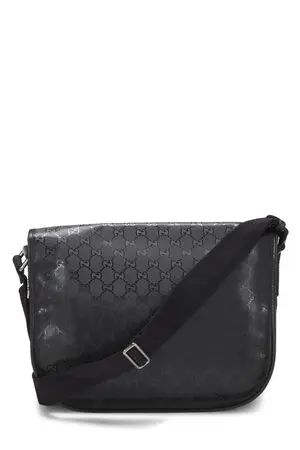 Gucci Gg Imprime Buckle Flap Crossbody Bag