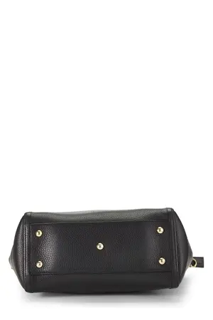 Gucci Leather Soho Top Handle Bag - Black
