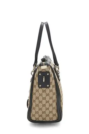 Gucci Original Gg Canvas Charm Tote - Beige