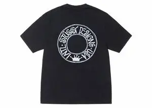 StÜssy Buana Pigment Dyed Tee Shirt - Black