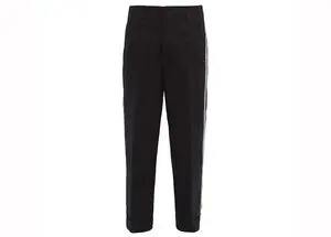 Moncler X Fragment Geometric Embroidered Logo Trousers - Black