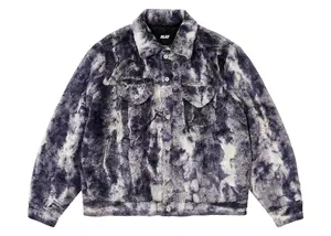 PALACE Furry Trucker Jacket - Grey