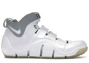 Nike Lebron 4 Chrome Sneakers - White/reflective Silver