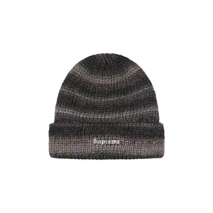 Supreme Ombre Stripe Beanie - Black