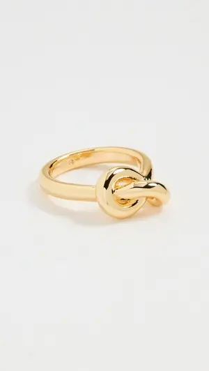 Gorjana 18k Brass Infinity Knot Statement Ring