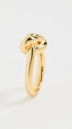 Gorjana 18k Brass Infinity Knot Statement Ring