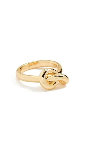 Gorjana 18k Brass Infinity Knot Statement Ring