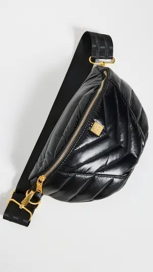 THINK ROYLN Little Runaway Belt Bag - Pearl Black/black/black Web