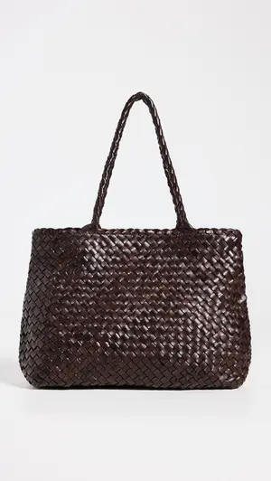 Dragon Diffusion Vintage Mesh Tote - Dark Brown