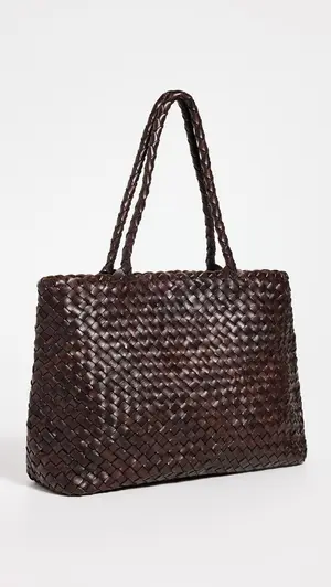 Dragon Diffusion Vintage Mesh Tote - Dark Brown
