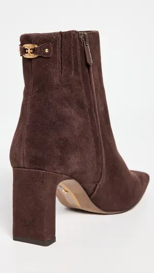 Sam Edelman Saige Booties - Dark Brown