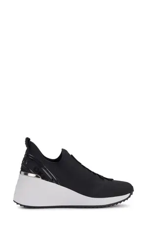 Dkny Keeva Knit Wedge Sneakers