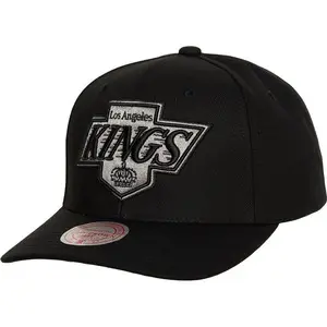 Mitchell & Ness Los Angeles Kings Team Ground Pro Adjustable Cap - Black