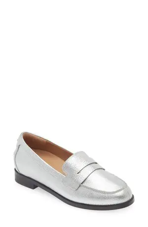 FRANKIE4 Franklin Penny Loafer - Silver Tumbled