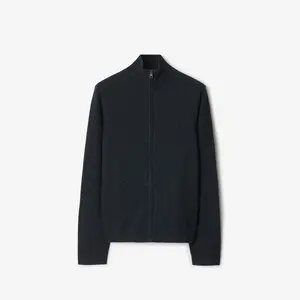 Burberry Cashmere Jacket Dark Grey Melange
