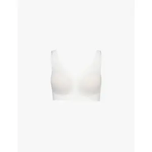 SLOGGI Zero Feel Stretch-woven Bralette - Silk White