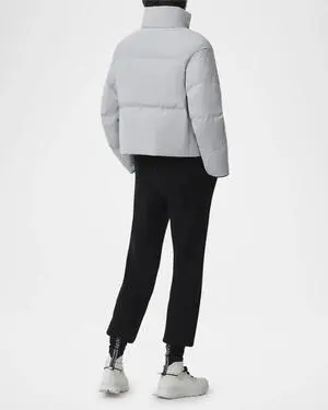 Canada Goose Grandview Cropped Jacket Label - Gray