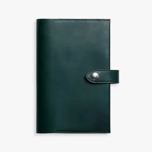 Shinola Medium Journal Cover In Vachetta Leather Green
